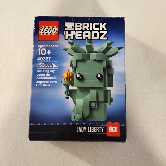 Lego | Toys | Lady Liberty 93 Lego Brick Headz | Poshmark